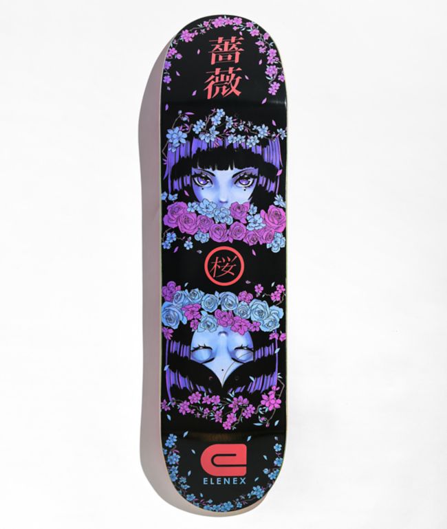 Elenex Cherry Rose 8.0" Skateboard Deck